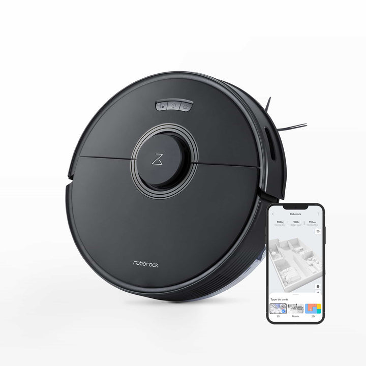 Roborock Saros 10 Robotic Vacuum With Dual Anti Tangle System Black